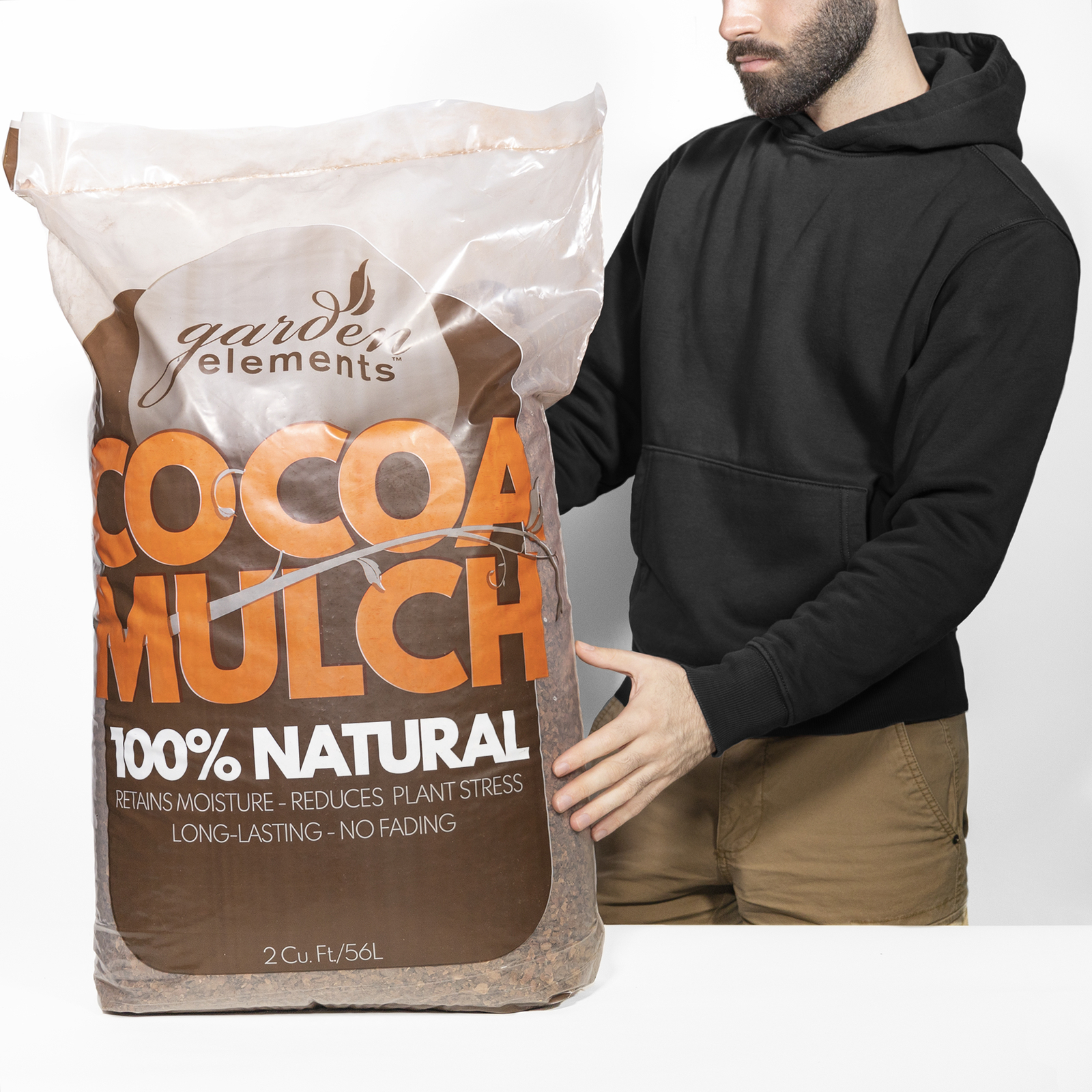 Garden Elements 100% Natural Cocoa Mulch, 2CF | eBay