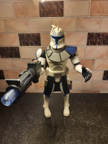 2009 Hasbro Star Wars Commander Rex Clone Trooper 10" Figure Talks ...
