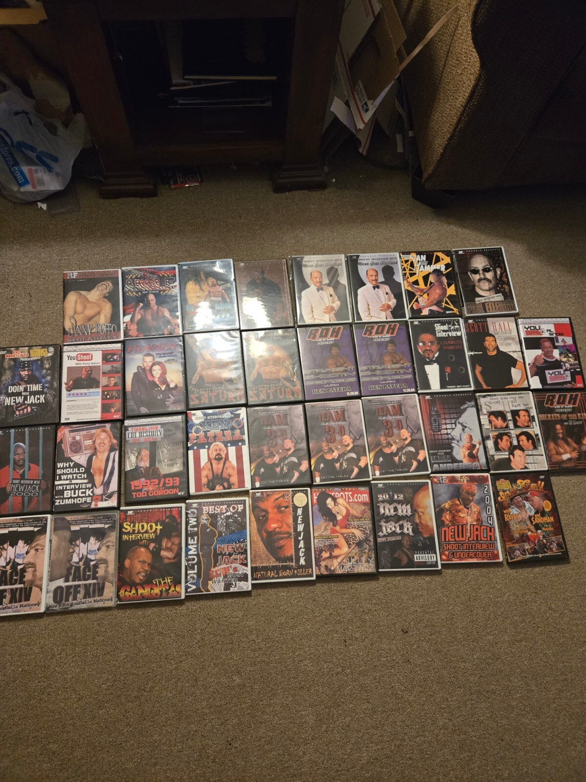 Highspots & RF Video Wrestling Shoot Interview lot of 36 - AEW ECW WCW ...