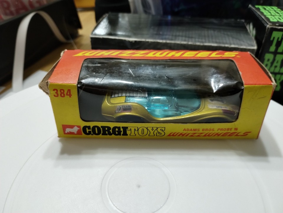 Vintage Corgi Toys 384 Adams Bros. 1970 Probe 16 Whizzwheels in ...
