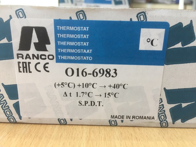 Ranco Thermostat 016-6951 for sale online | eBay