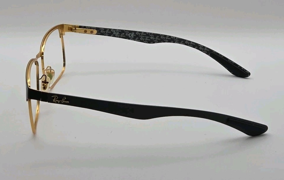 Ray-Ban Eyeglasses Frames RB 8416 3014 55-17 145 Black Gold No Lenses ...