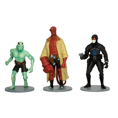 Dark Horse Comics Hellboy 4" PVC Action 3 Figure Set 761568153538| eBay