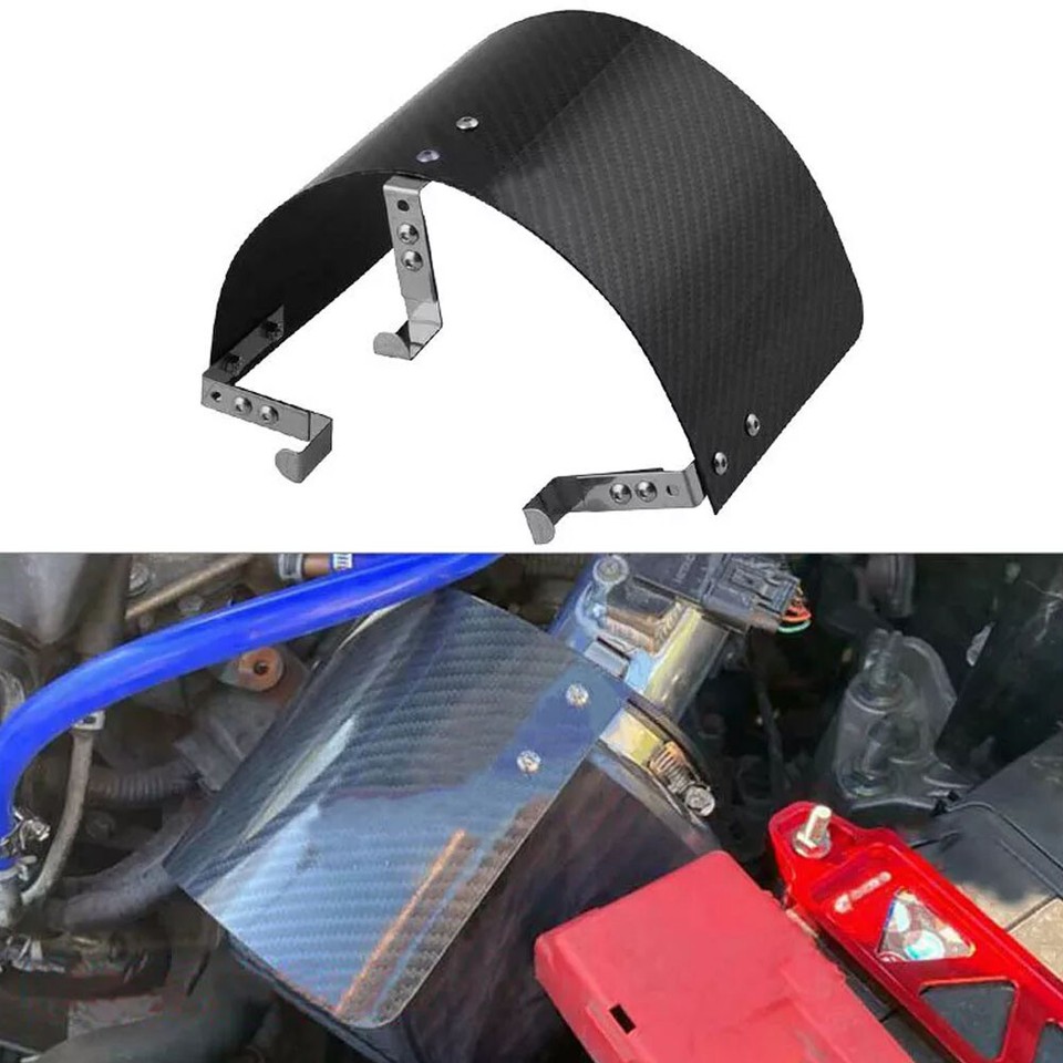 Universal Auto Car Air Intake Heat Shield Accessorie Stainless Steel ...