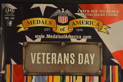 "MEDALS OF AMERICA" CATALOG VOL. 197 2016 military valor war patches ...