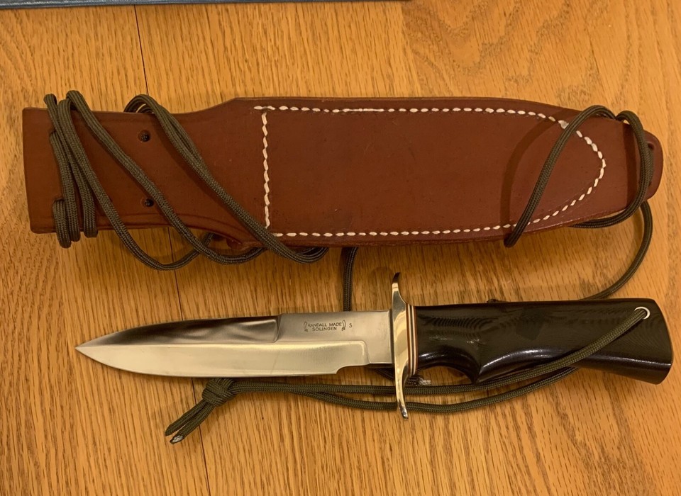 VERY RARE VINTAGE RANDALL SOLINGEN GERMANY KNIFE NEVER USED | eBay