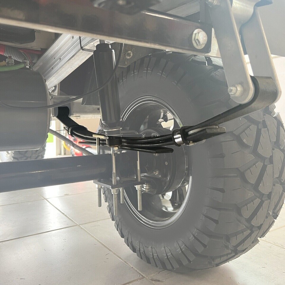 Heavy Duty Rear 3 Leaf Springs W/Bushing Sleeves For Club Car DS Golf ...