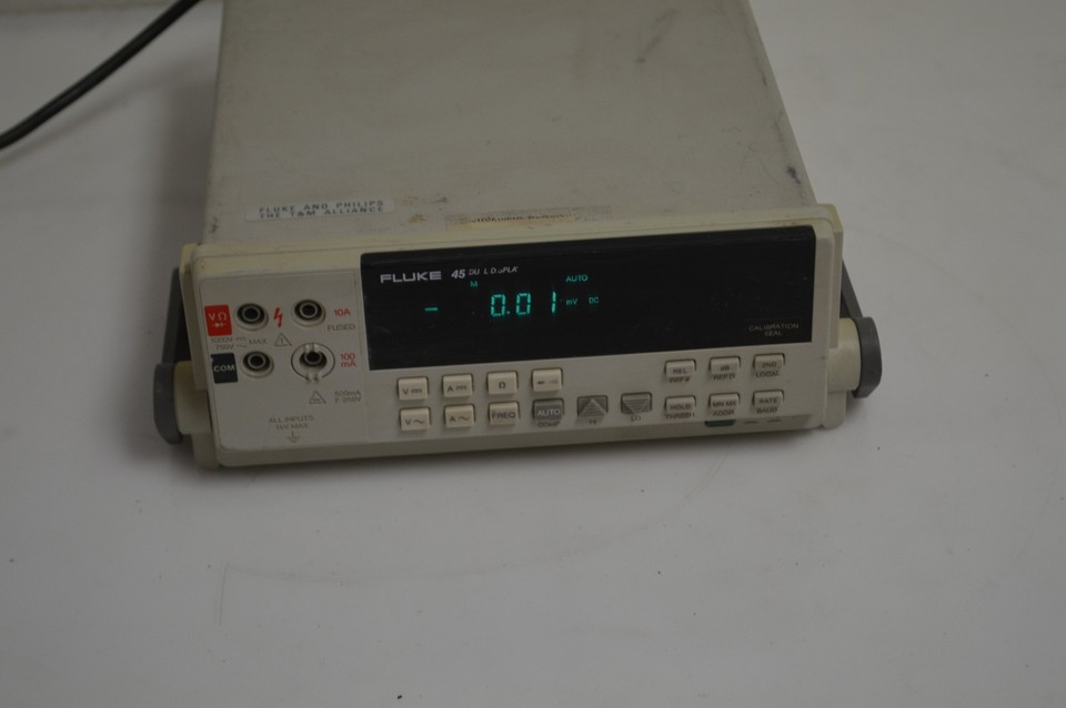 ^^ FLUKE 45 DUAL DISPLAY MULTIMETER (TGX23) | eBay