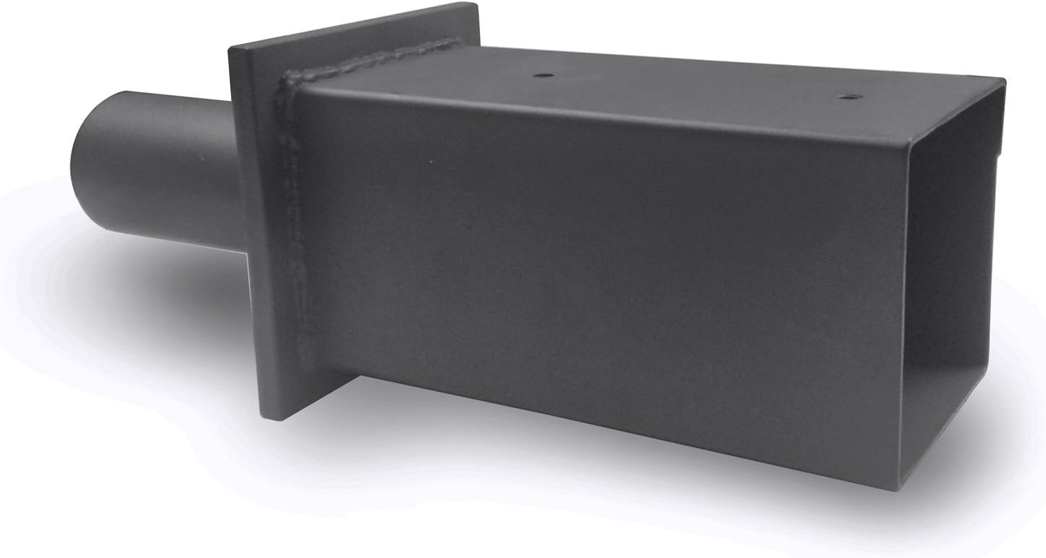 Tenon Adaptor Bracket for 4"Square Pole, Slip Fitter Mounted Bracket 2. ...