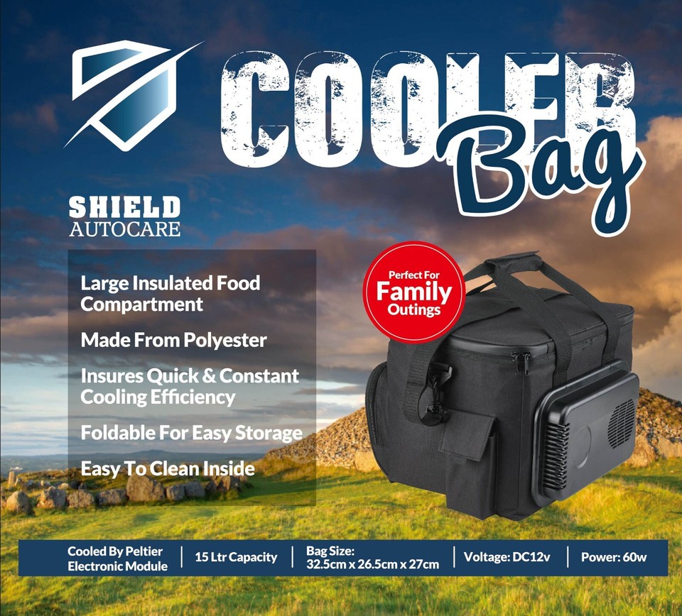 15L Cool Bag 12v Insulated Electric Camping Food Travel Storage Fridge ...