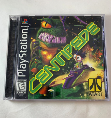 Centipede Sony Playstation PS1 2001 Atari Complete with Case Black ...