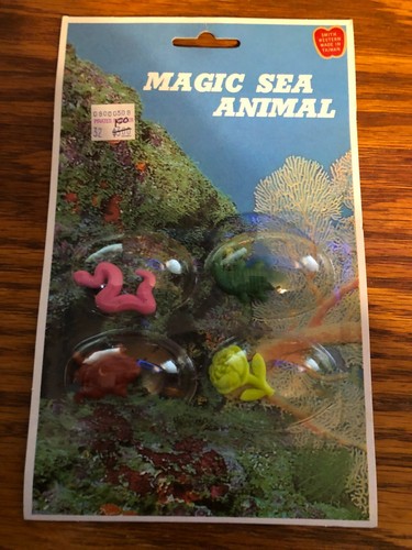 MAGIC SEA ANIMAL VINTAGE GROW IN WATER ANIMALS NOS SMITH WESTERN ...