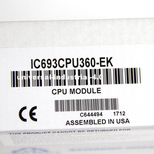 GE FANUC IC693CPU360 CPU Module 240K User Memory NEW EXPEDITED SHIPPING ...