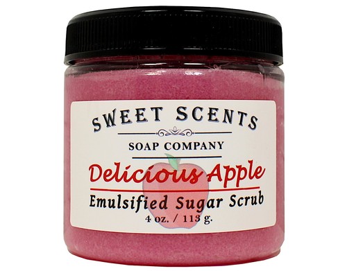 Delicious Apple Sugar Scrub - Handmade Exfoliating Scrub Sweet Scents ...