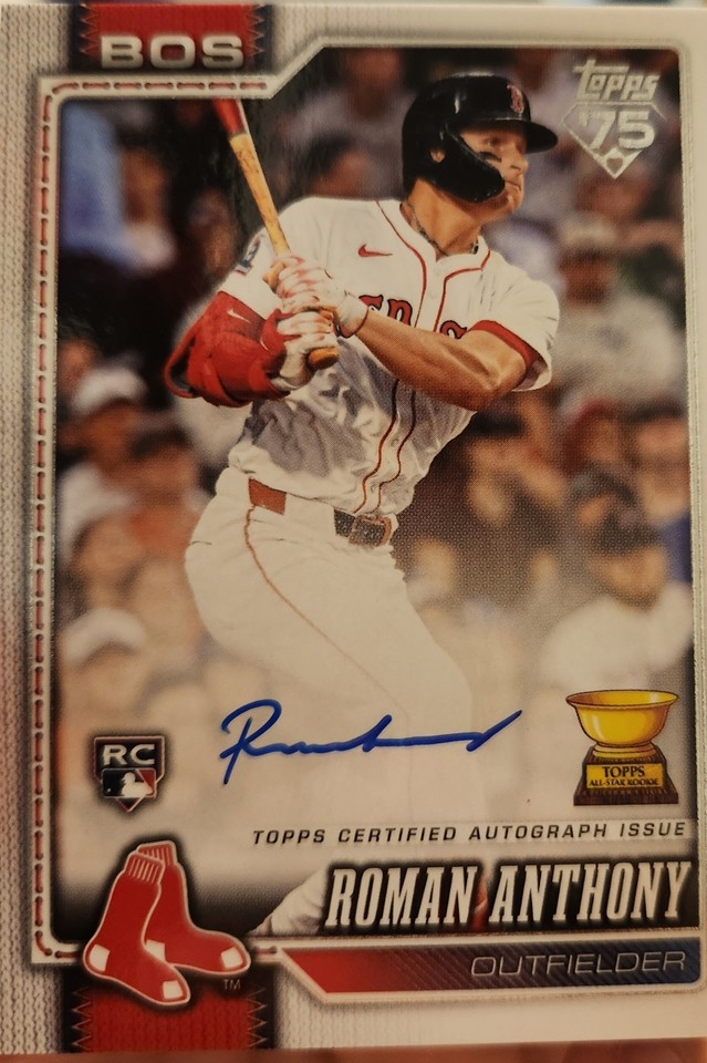 2026 Topps Series 1 Flagship Real One Autographs - Roman Anthony (RC ...