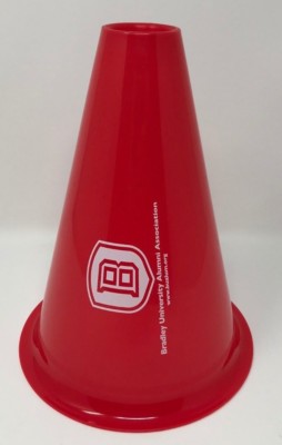 BRADLEY UNIVERSITY Cheer CONE Red BRAVES Peoria IL COLLEGE NCAA Alumni ...