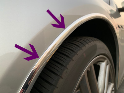 2000-2011 Mercury Chrome Wheel Well Fender Trim Molding Kit 4pc | 5 ...