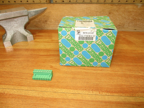 Phoenix Contact 1754562 (BOX OF 33) *NEW* Pluggable Terminal Block MSTB ...