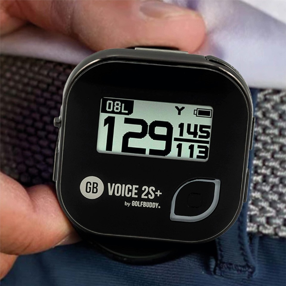 GolfBuddy GB Voice 2S+ Talking GPS Golf Rangefinder Navigation Black | eBay