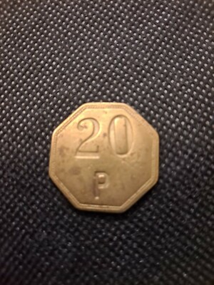 20 P OCTAGON TOKEN! e3690QXX | eBay