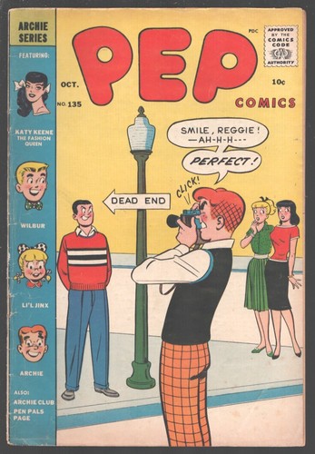Pep #135 1959 - Archie -VG - Comic Book | eBay