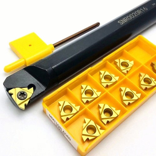 SNR 0020R16 20mm×200mm CNC Internal Threading Tool Holder + 10Pcs ...