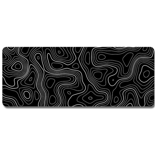 Topographic Contour Extended Big Pad Computer Keyboard Mat Mous Q7Z2 ...
