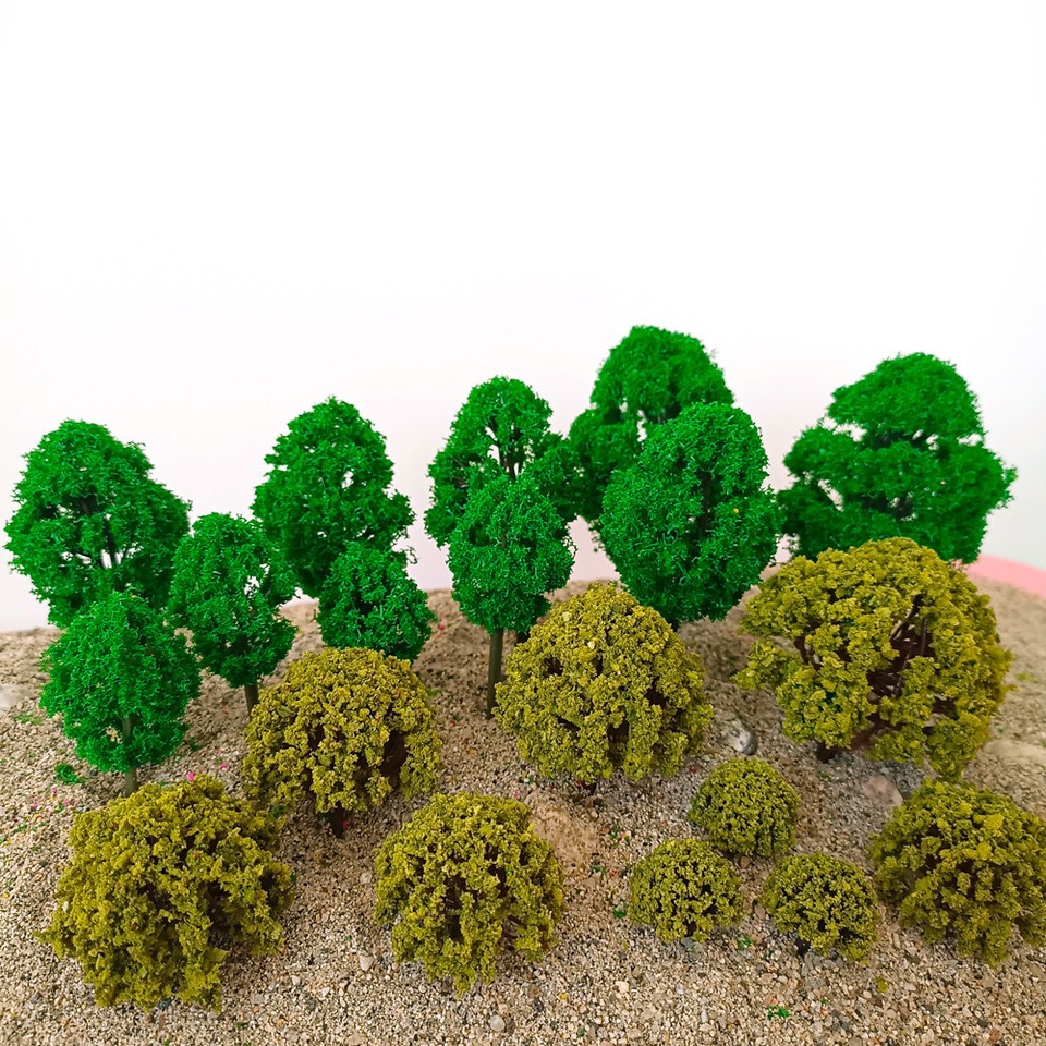 40 Multi Scale Model Trees Sand Table Train Road Railway Scenery HO N Z ...