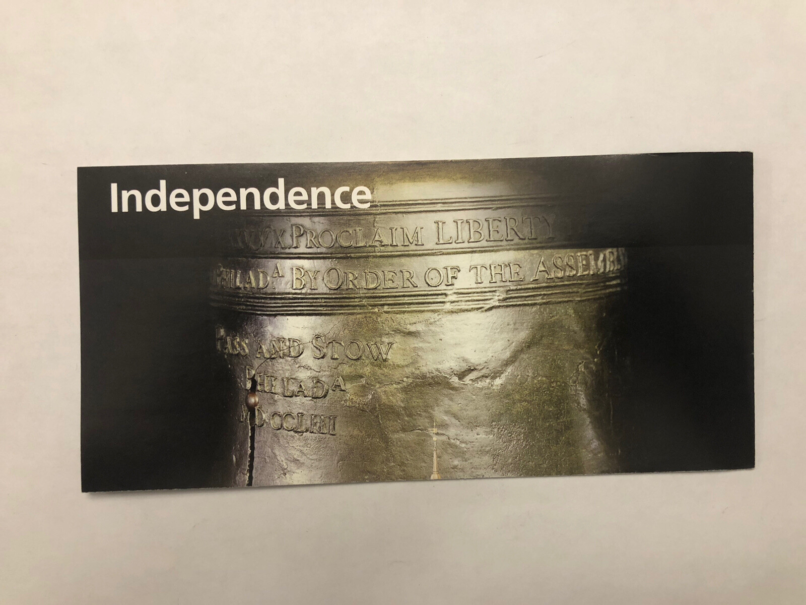 Independence National Historical Park Unigrid Brochure Map NPS Liberty ...