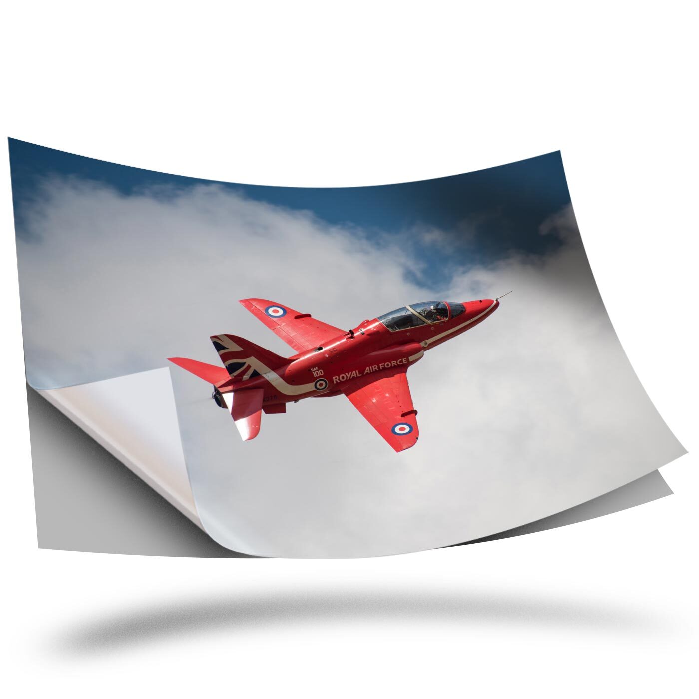 1 x Vinyl Sticker A3 - Red Arrows Plane RAF #14551 | eBay Australia