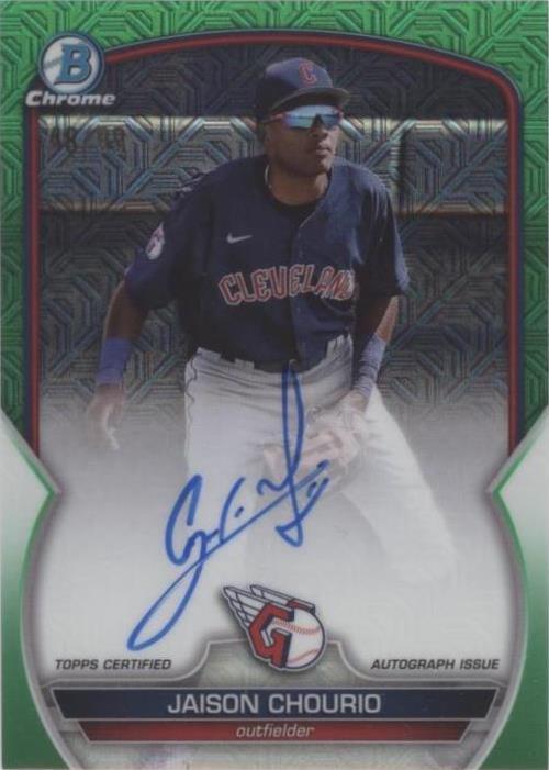 2023 Bowman Chrome - Mega Box Chrome Mojo Autographs Jaison Chourio # ...