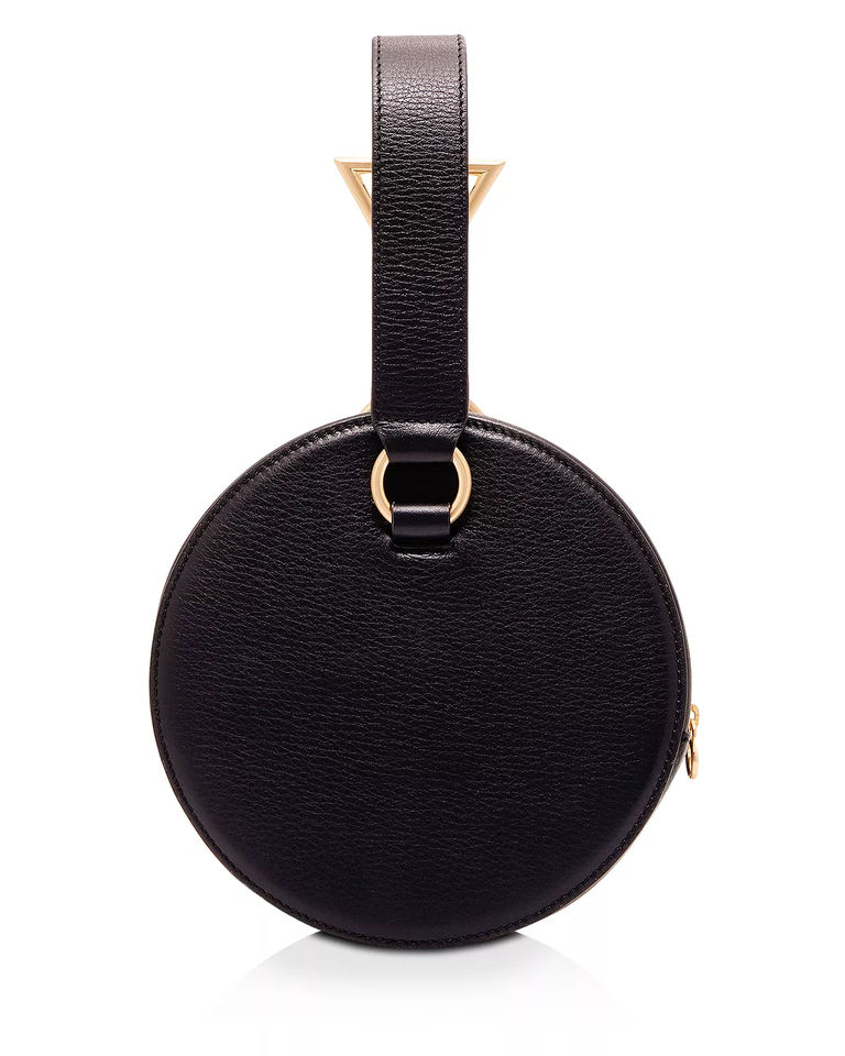 Tara Zadeh Azar Leather Clutch Black Handbag Retail $570 | eBay