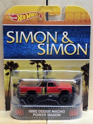 Hot Wheels Retro Entertainment Simon & Simon 1980 Dodge Macho Power ...