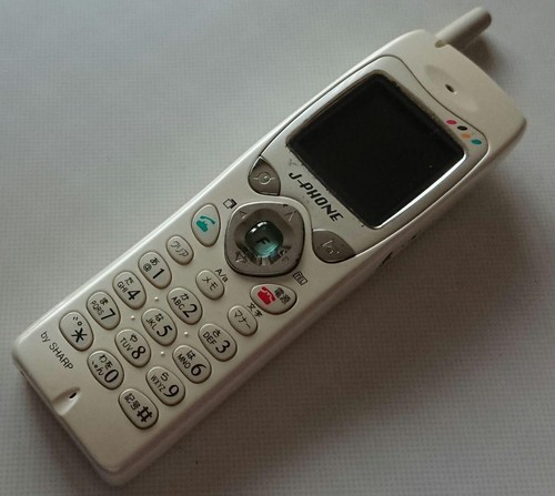 SHARP J-sh02 Silver Mobile Phone Used Vintage Feature Phone Collectible ...