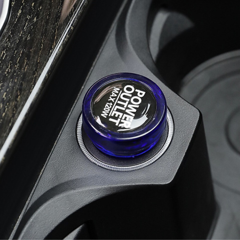 Car Interior Cigarette Lighter Cover Power Outlet Button Socket Plug ...