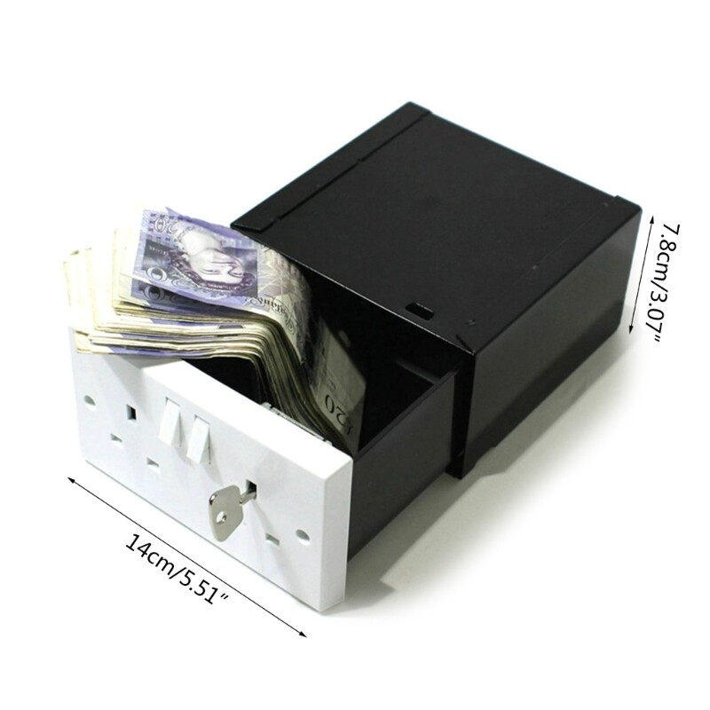 Concealed Storage Socket Box Disguised Outlet Wall Safe Hideaway Box | eBay