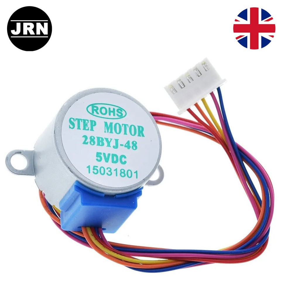 5V Stepper Motor 28BYJ-48 4 Phase + ULN2003 Driver Board for Arduino UK ...