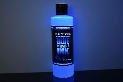 All Purpose Invisible Blue UV Blacklight Reactive Security Ink, 8 Ounce ...