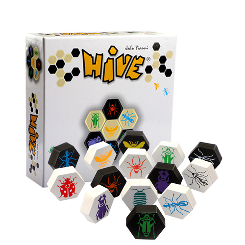 Hive Pocket Strategy Game Full Set Mosquito Bug Expanded Wooden Board ...