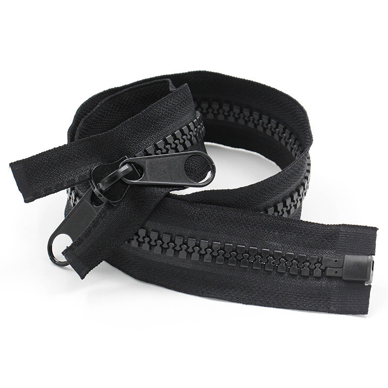 60-400cm Double Sliders Long Zips 10# Open End Zipper For Down Jacket ...