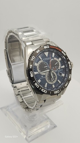 Citizen Promaster Land Eco-Drive Chronograph Men's Blue Dial Watch ...