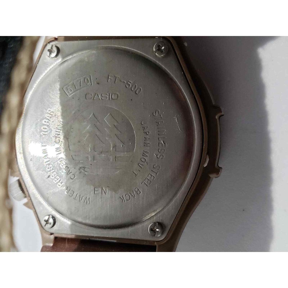Men's Casio Illuminator watch. 5170 FT -500. Water resistant 10 bar ...