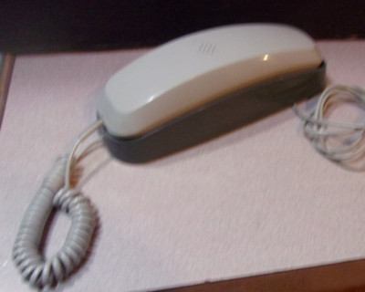 Conair Push Button Telephone Deluxe 2-Tone Light Gray TP 102 Vintage ...