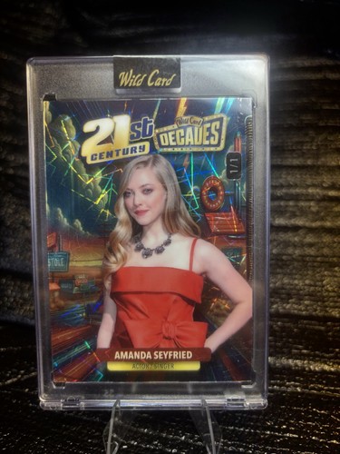 2024 Wild Card - Decades - Amanda Seyfried 21st Century 1/1 Lasers | eBay