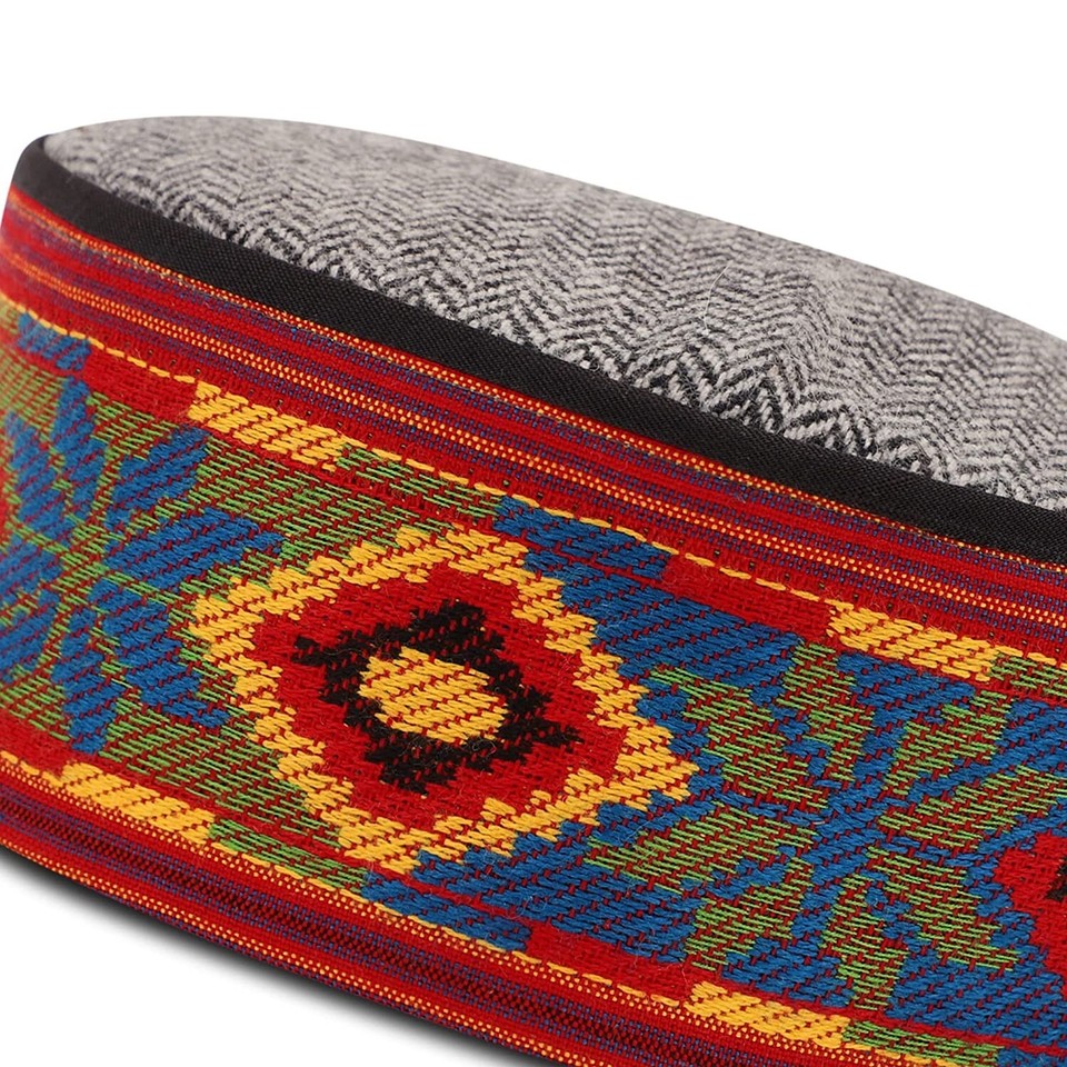 Handmade Kullu Topi Himachali Woolen Cap for Men and Women (Unisex ...
