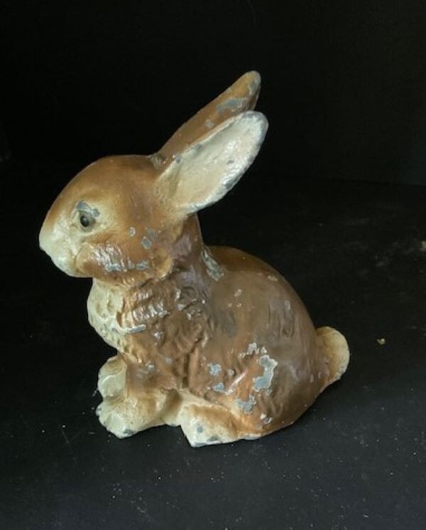 Vintage Cast Iron Rabbit Bank c. 1920-1930 | eBay
