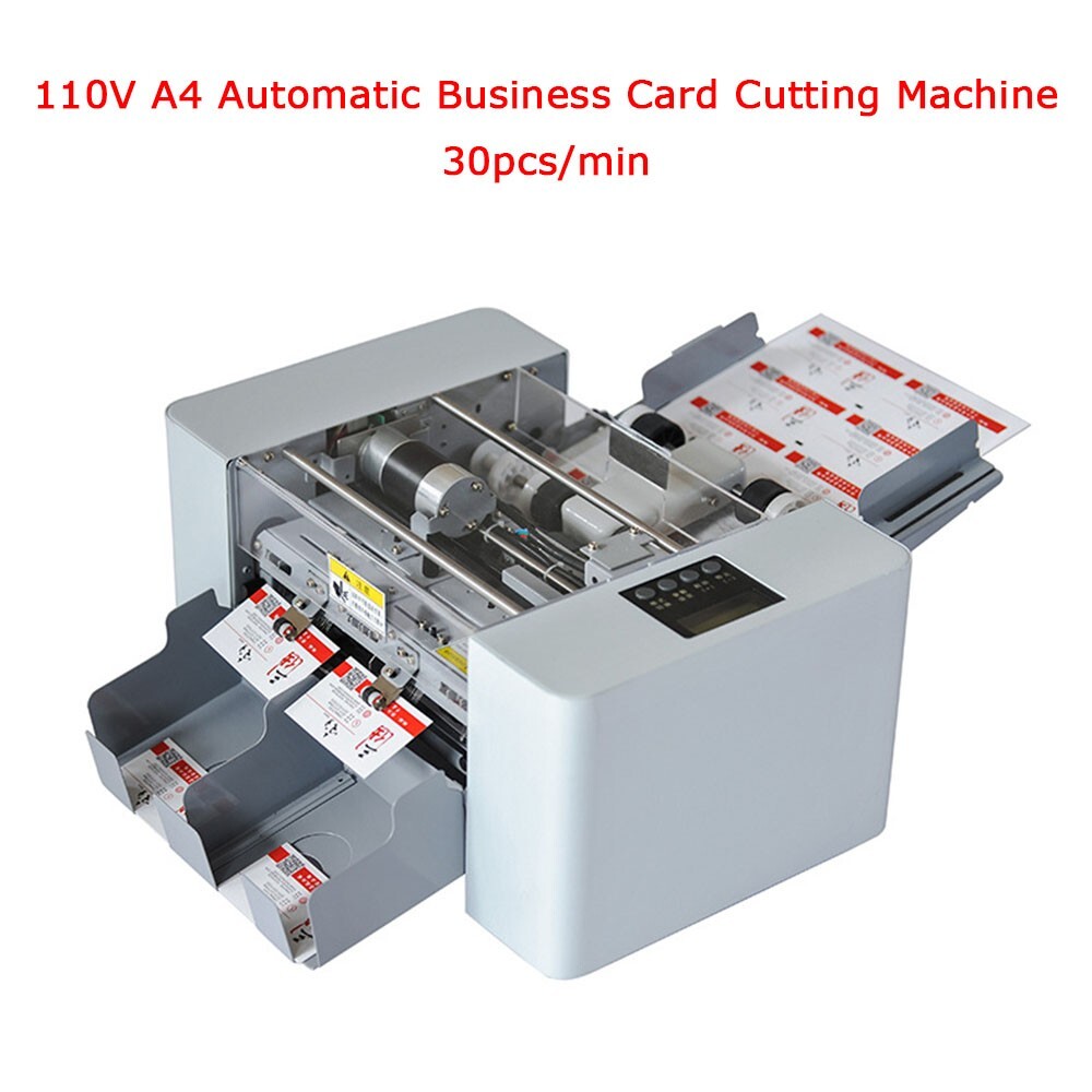 Business Card Auto Cutting Machine Office Card Machine 110V Automatic