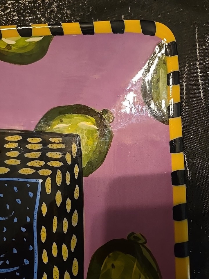 droll designs plate 11x11 With The Saying" Lime Sad Without You" See ...