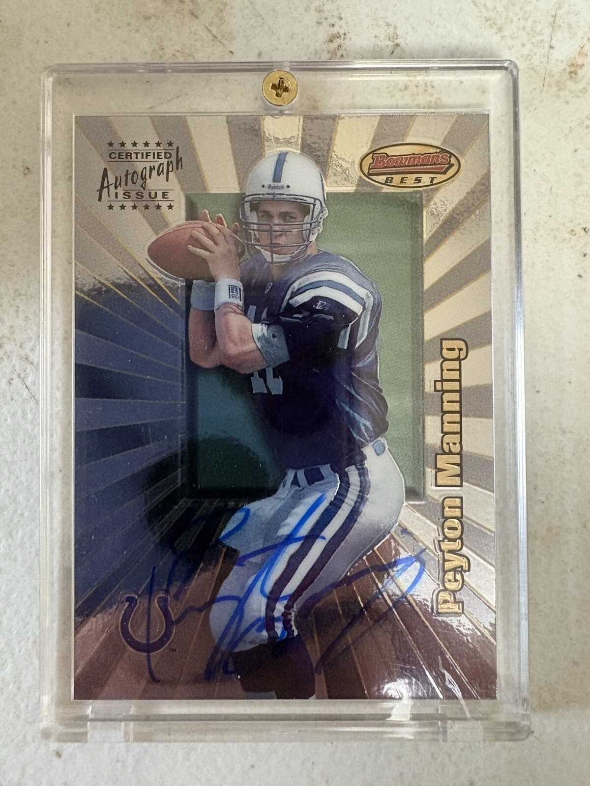 1998 Bowman's Best - Autographs #7B Peyton Manning | eBay