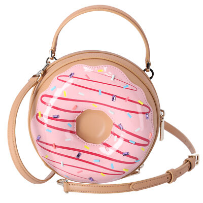 Kate Spade Novelty Bag Coffee Break 3D Donut Crossbody Pink Multi | eBay